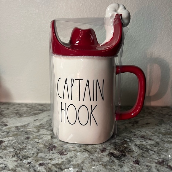 Rae Dunn | Other | Rae Dunn Captain Hook Coffee Cup Peter Pan ...